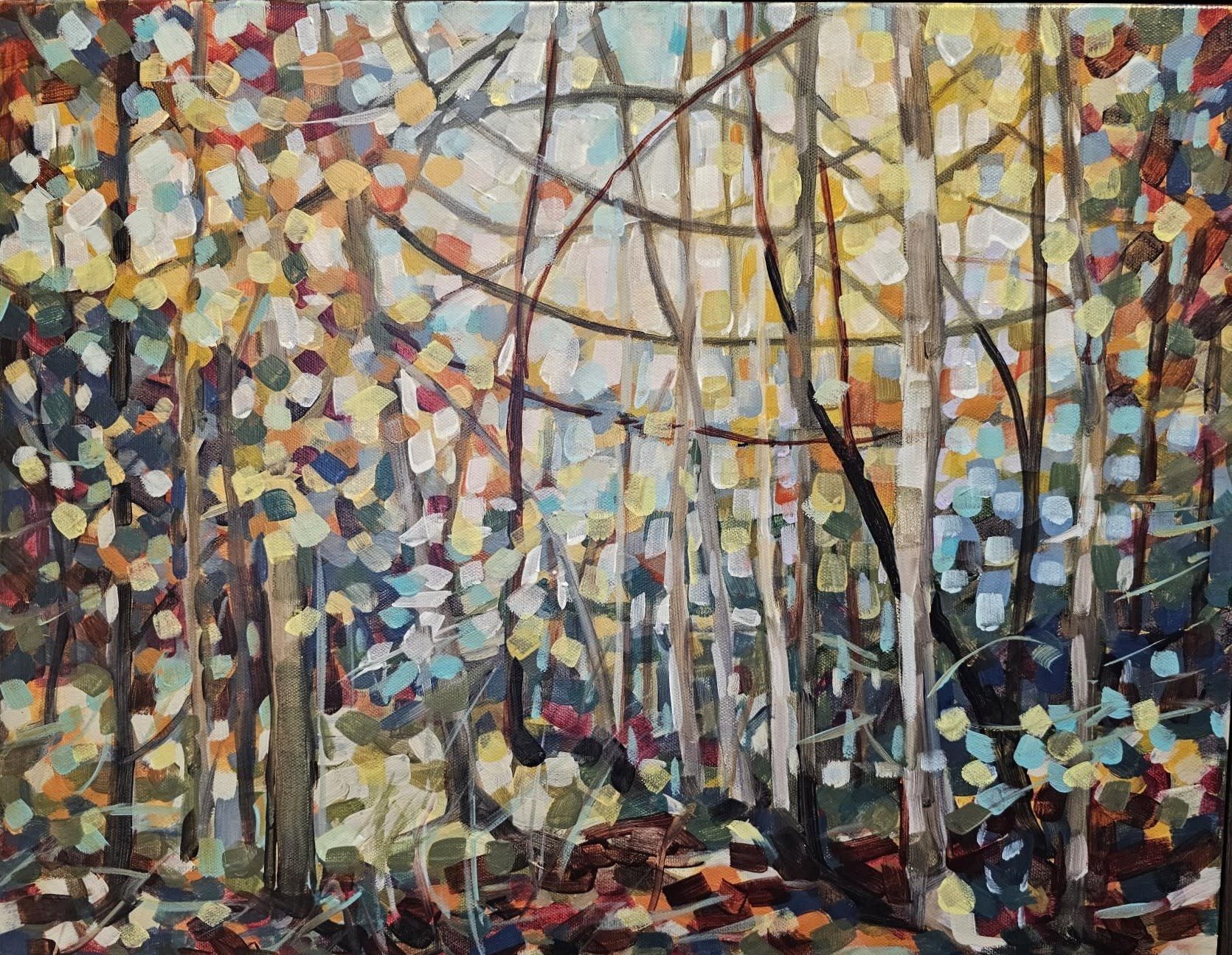 "Changing Scenery" - Marcy Mitchell Original - Framed Canvas 16" x 20 ...