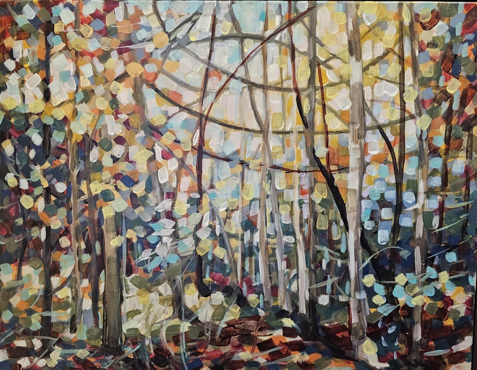 "Changing Scenery" - Marcy Mitchell Original - Framed Canvas 16" x 20 ...