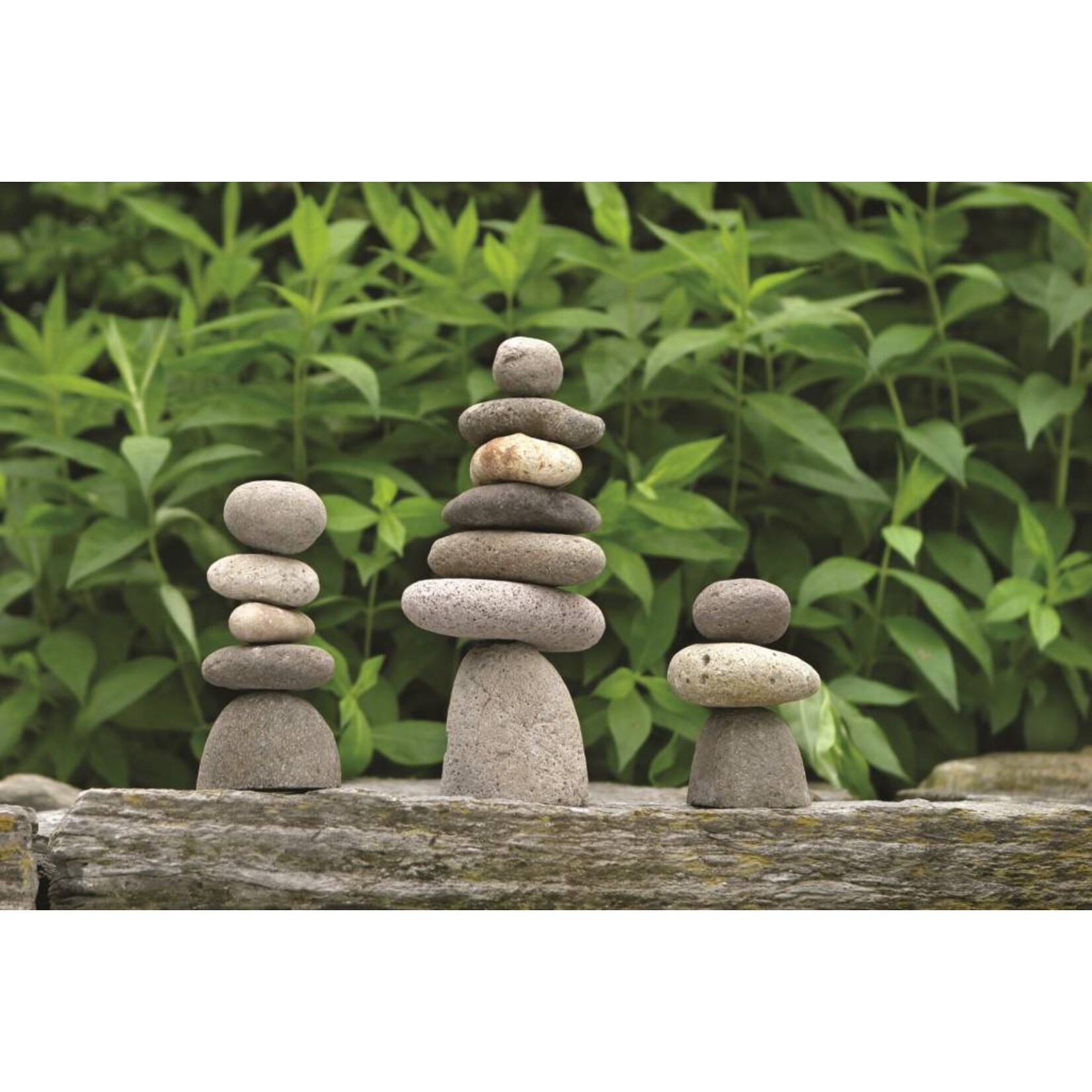 Stone Art - 3 Stone Cairn - The Bear Den Gallery
