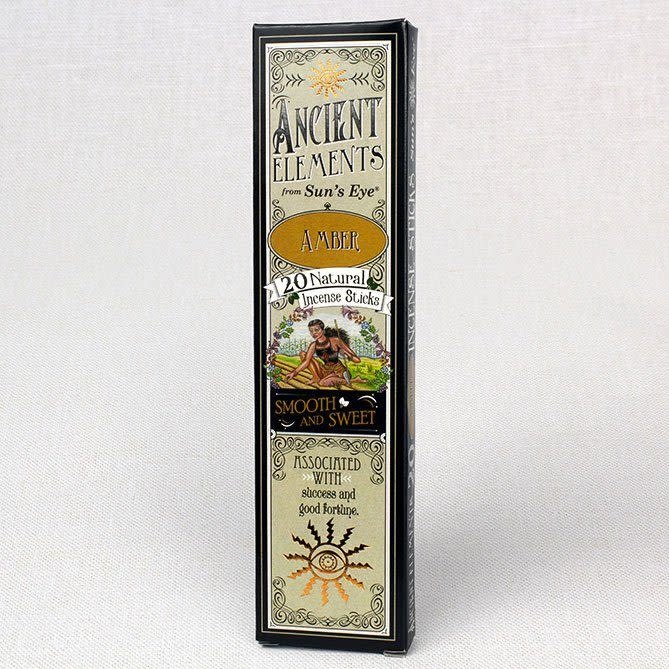 Ancient Elements Incense Amber 20 sticks - Elysian Fields