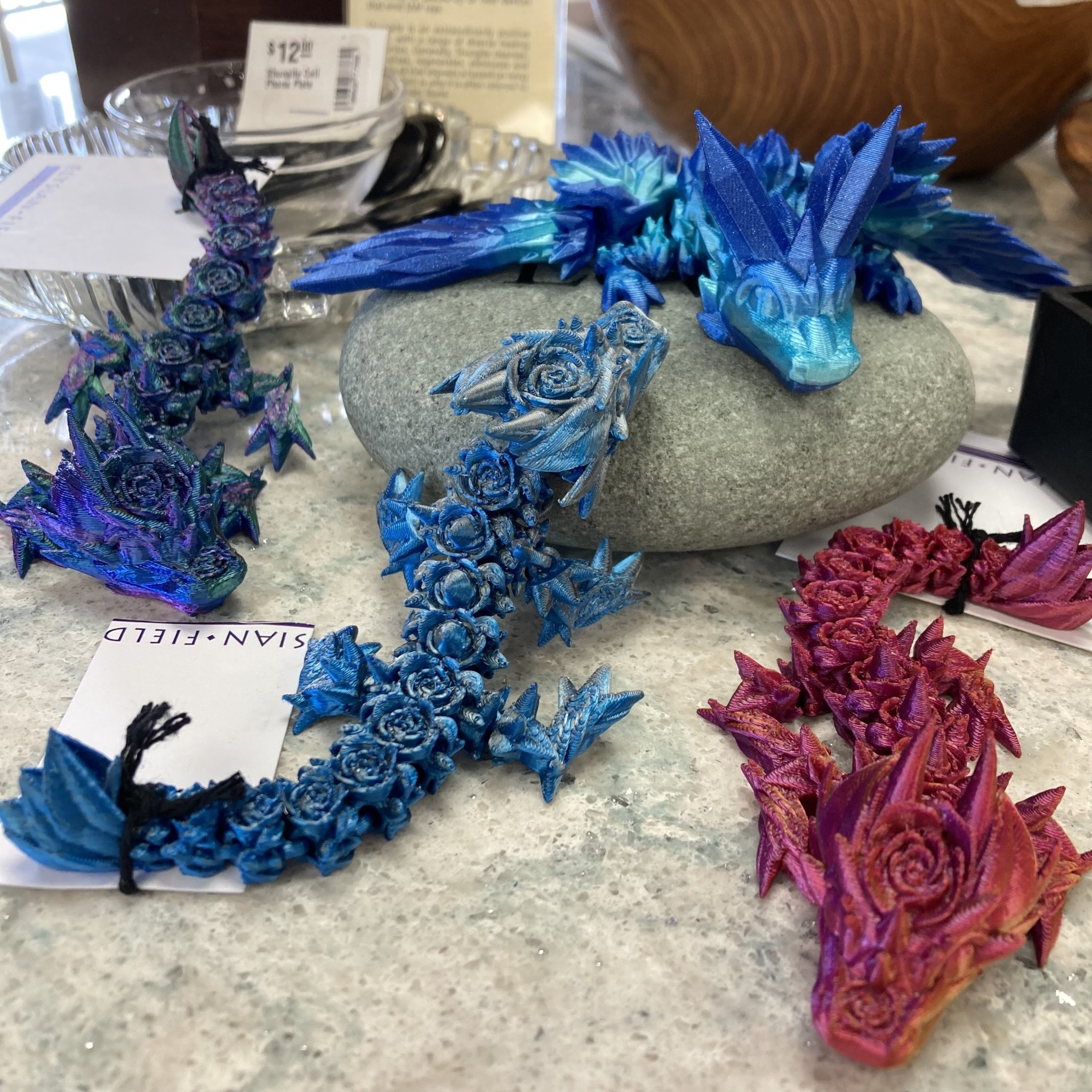 Crystal Peddler Rose Dragon Mini Assorted Colors - Elysian Fields