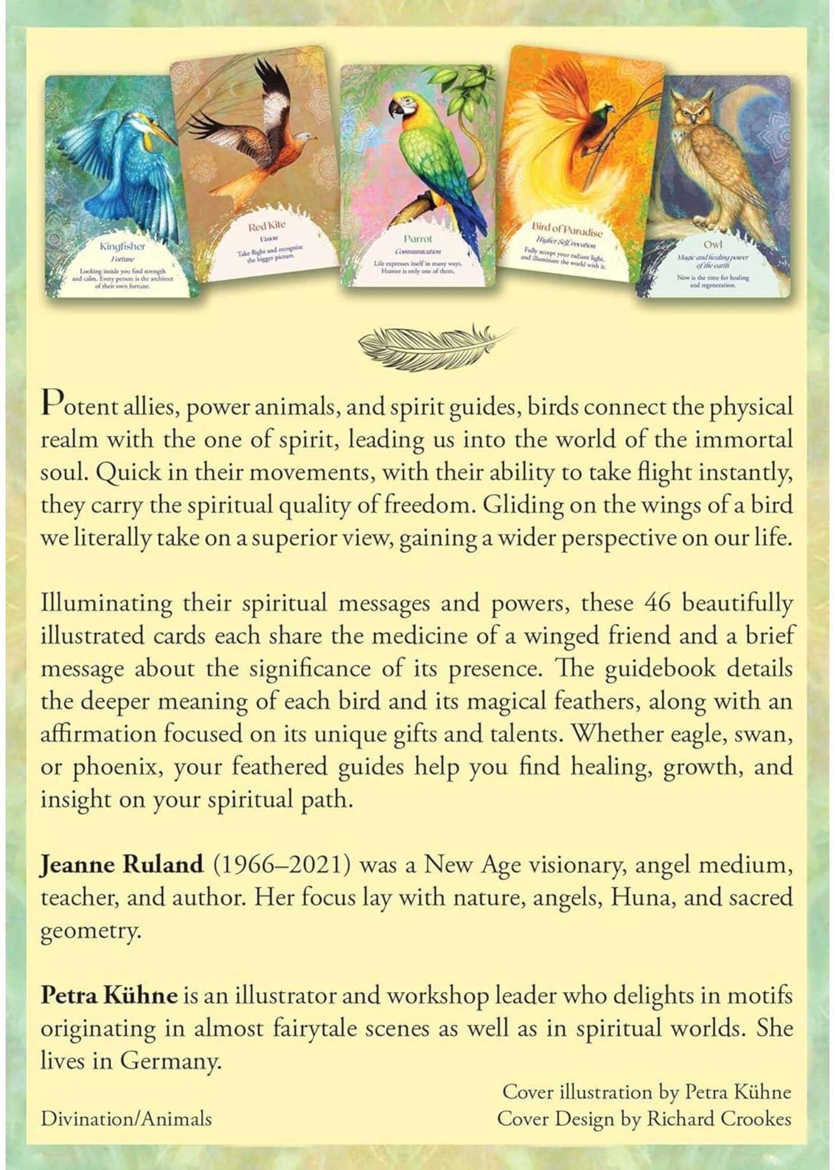 Deck Oracle Of The Birds With Guidebook Elysian Fields