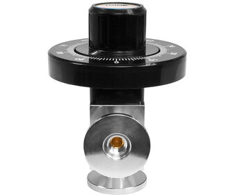 LV10K Fine Control Needle Valve With NW Flanges Max Flow Rate 0.1 L/S ...