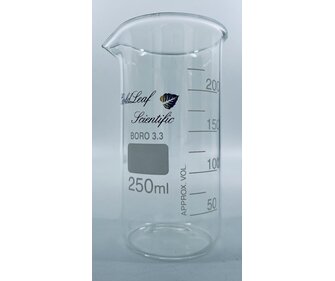 Tall Form Beaker (Heavy Duty) Taller, Narrow Glass Beaker - GOLDLEAF ...