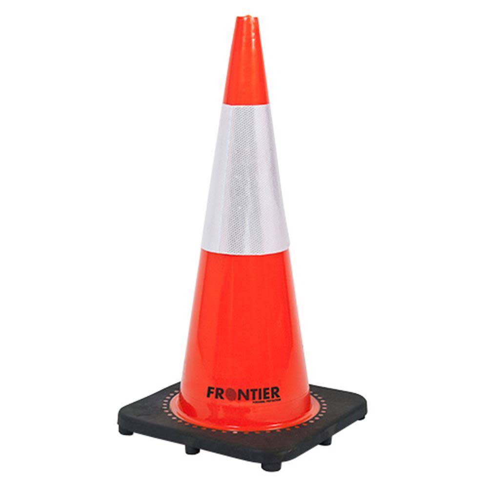 Frontier 700mm Reflective Safety Cone - Ipswich Work 'N' Safety