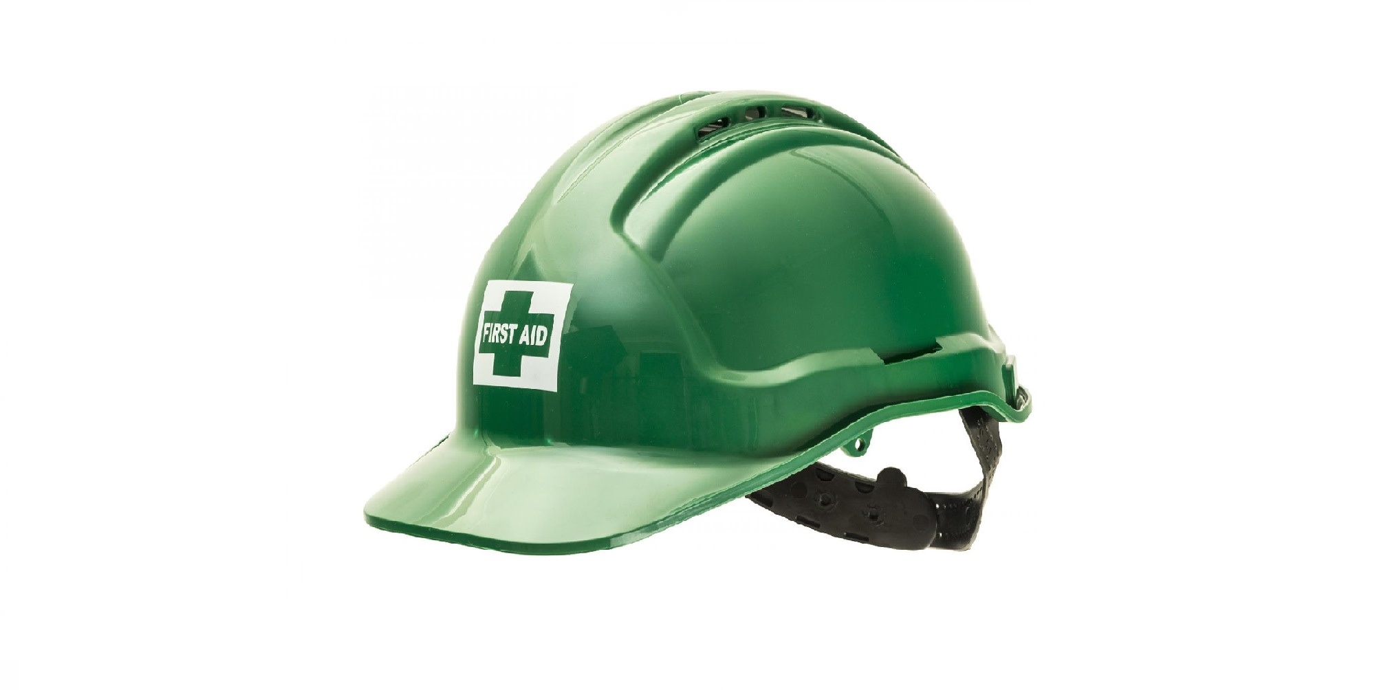 Force360 First Aid Hard Hat - Green - Ipswich Work 'N' Safety