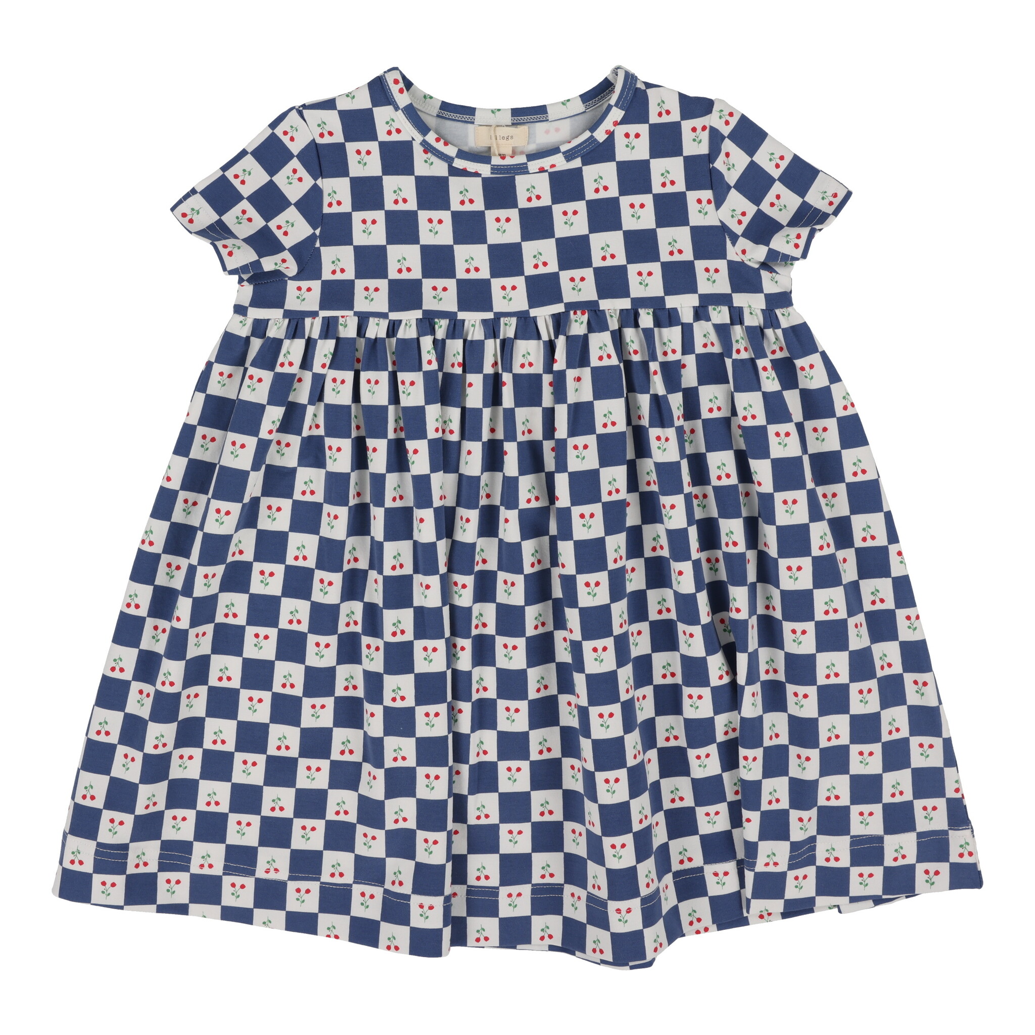 Lil Legs Lil Legs Checked Tulip Dress - Short Sleeve - SS25 ...