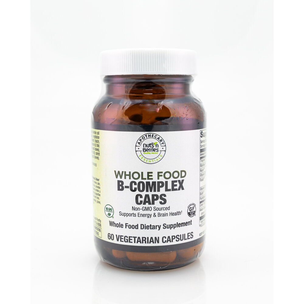 Apothecary Essentials Whole Food B-Complex Veg 60ct - Nuts 'n Berries ...