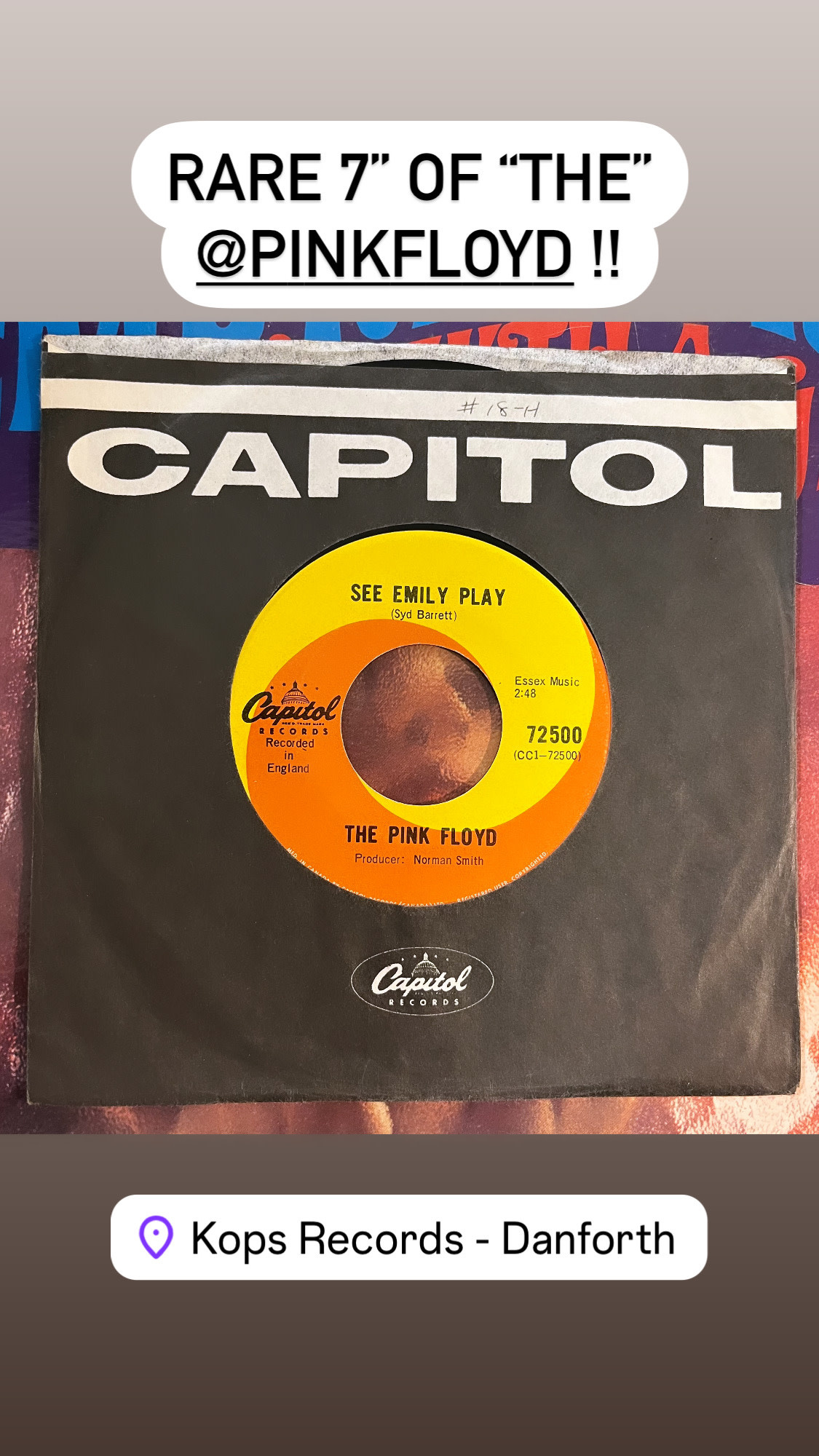 ‘The’ Pink Floyd: See Emily Play [Kollectibles] - Kops Records