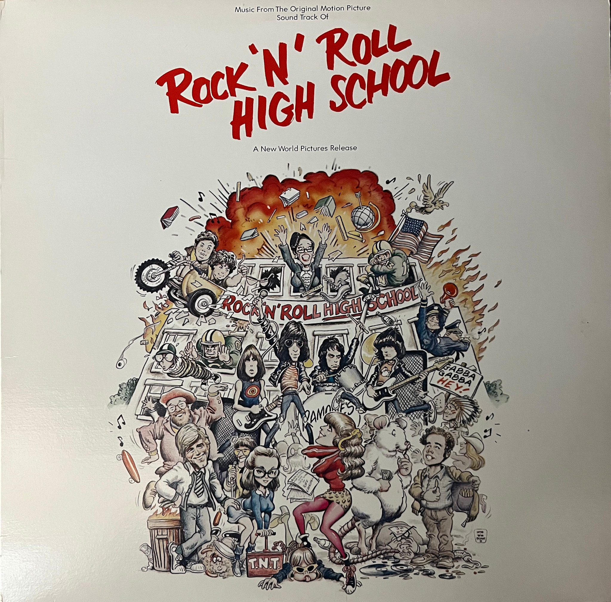 Various Artists: Rock 'N' Roll High School (soundtrack) (1979, USA ...