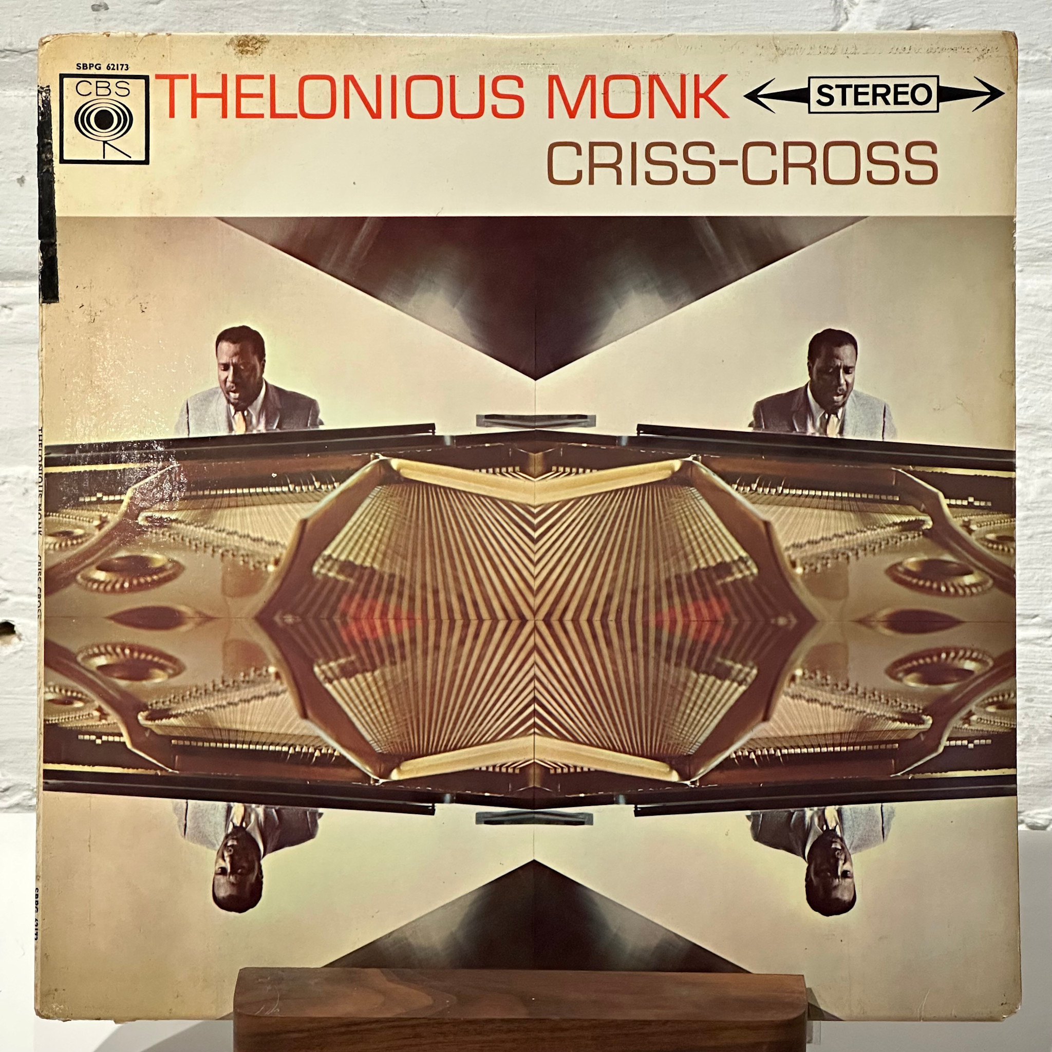 Monk, Thelonious: Criss-Cross (1964, UK, Disc EX) [CBS} - Kops Records