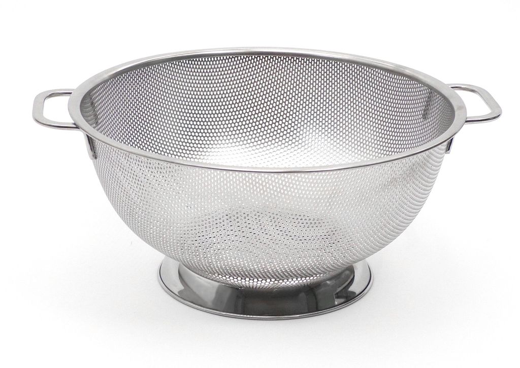 COOK PRO INC COOK Stainless Steel Mesh Colander 18/10 Strainer 12 ...