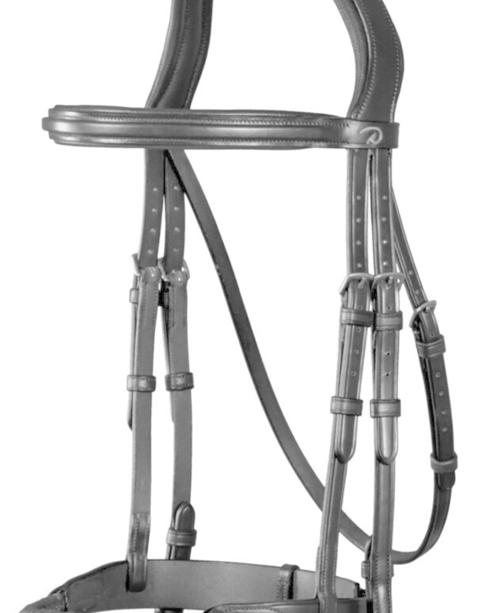 DY'ON LEATHER COVERED ROPE NOSEBAND BRIDLE - Equine Essentials Tack ...