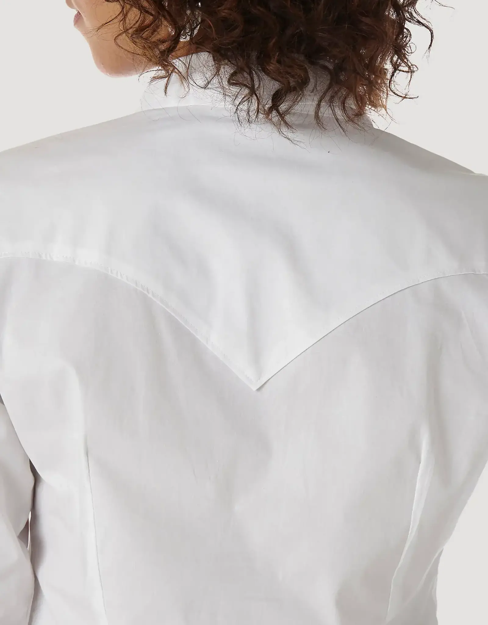 LONG SLEEVE ONE POINT FRONT AND BACK YOKES SOLID TOP - Equine Essentials Tack & Laundry Services