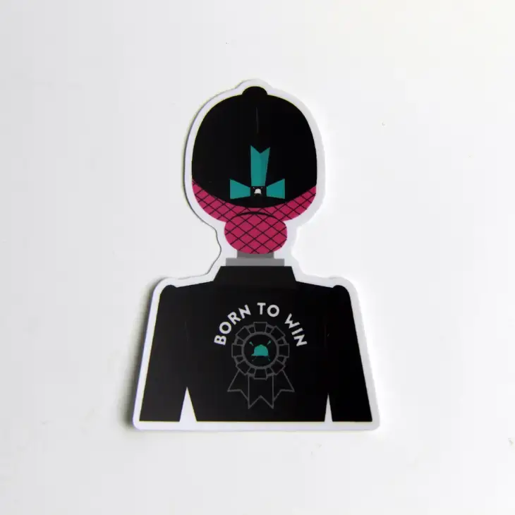 Born To Win Equestrian Horse Sticker - Equine Essentials Tack & Laundry ...