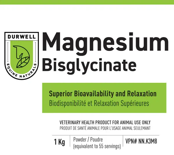 MAGNESIUM BISGLYCINATE 1KG (56 SERVINGS) - Equine Essentials Tack ...