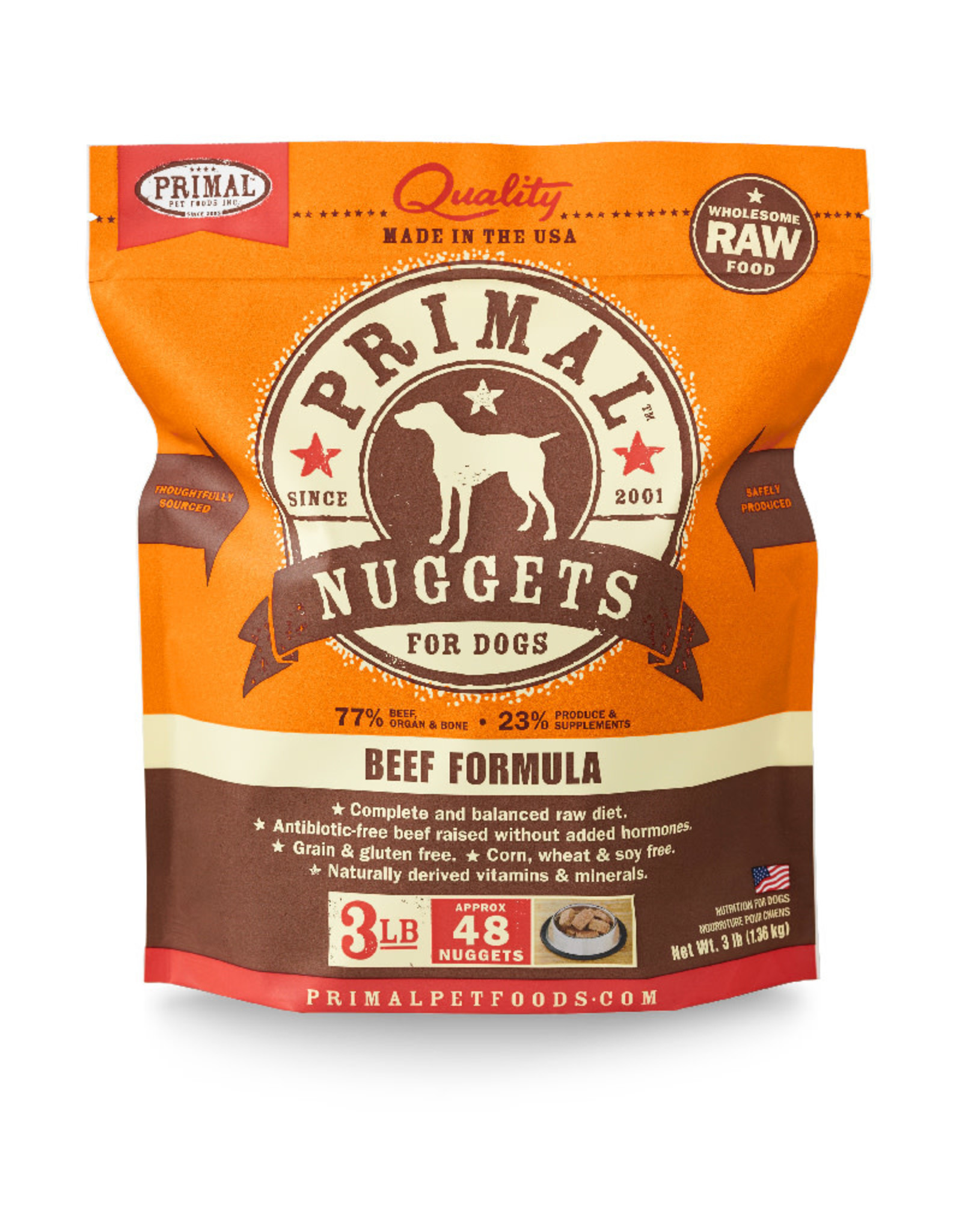 Primal Raw Frozen Canine Beef Formula Lucky Pet Dog Grooming Westchase