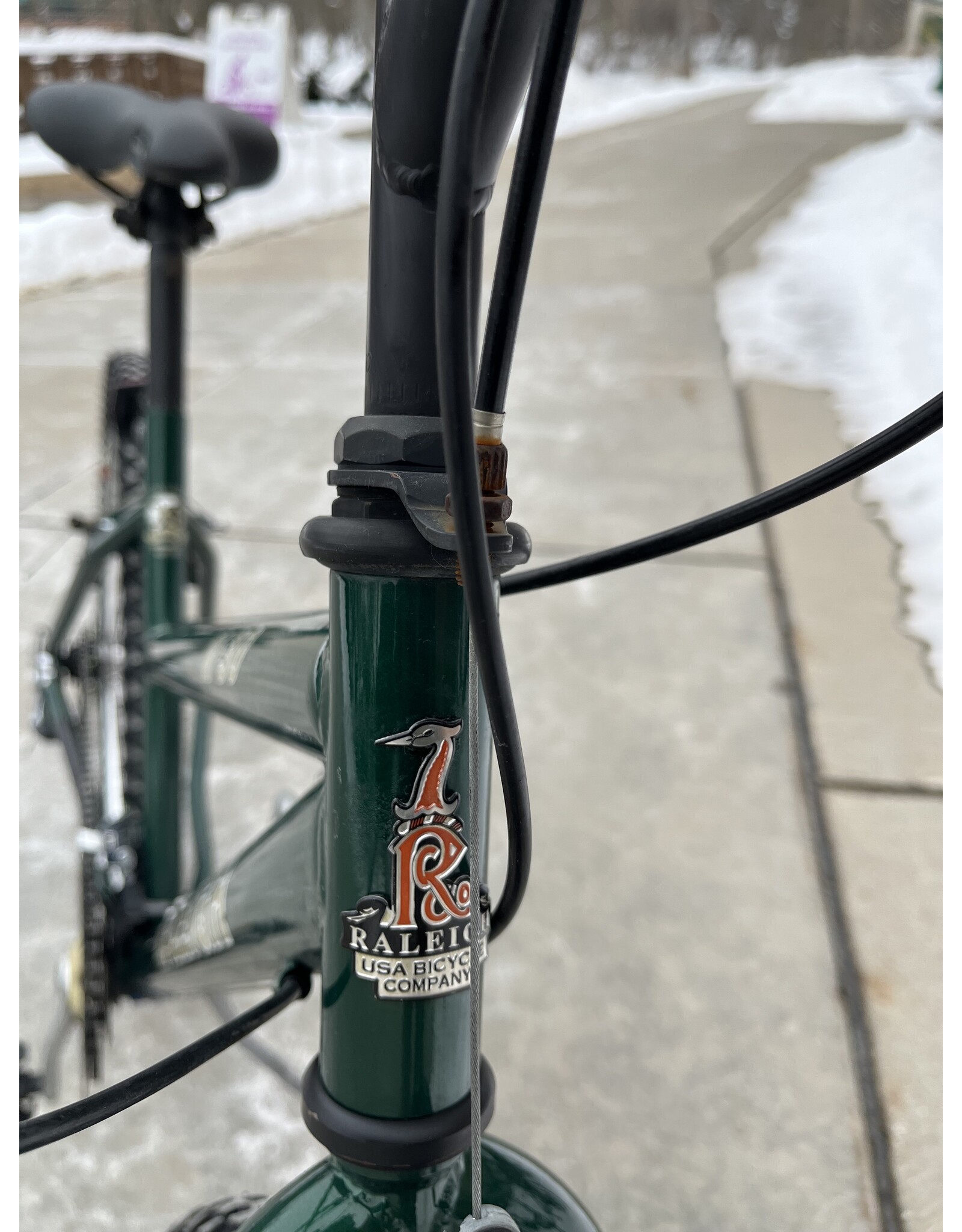 Raleigh M30, Green, 16in/S - MSU Bike Service Center