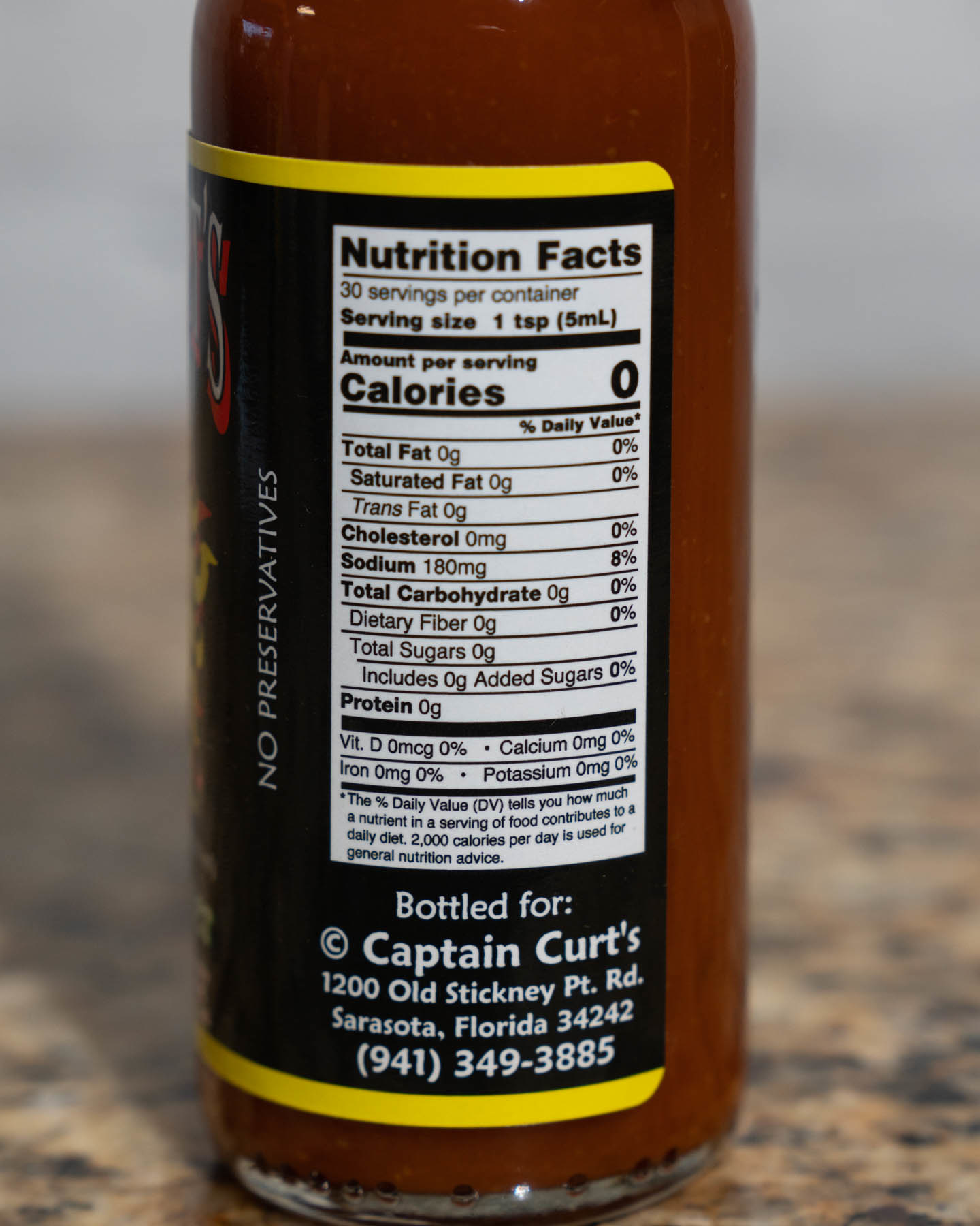 Captain Curt's Hot Sauce - Tiki Trading Co. Online Store