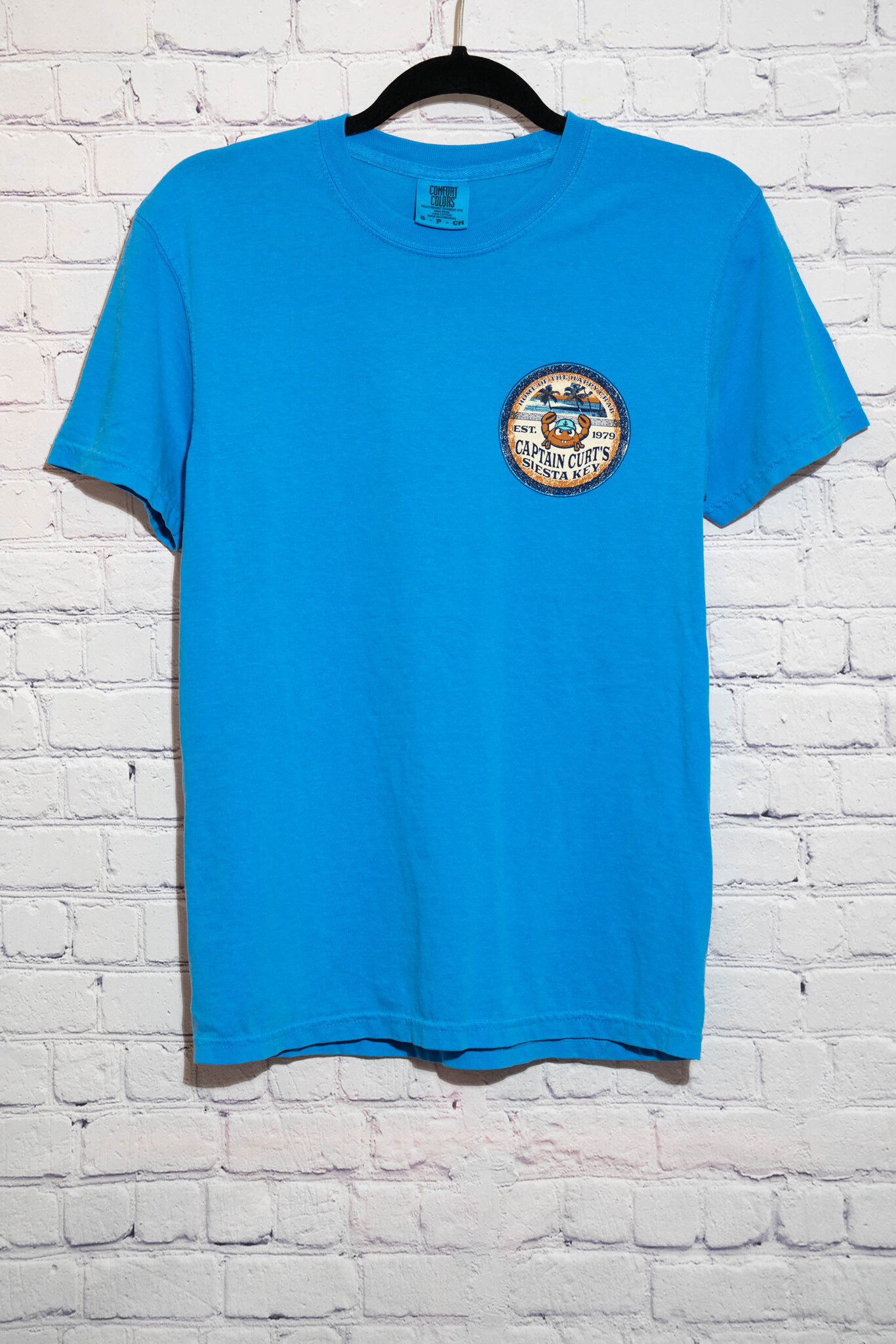 Captain Curt's "Home of the Happy Crab" Short Sleeve Tee - Tiki Trading ...