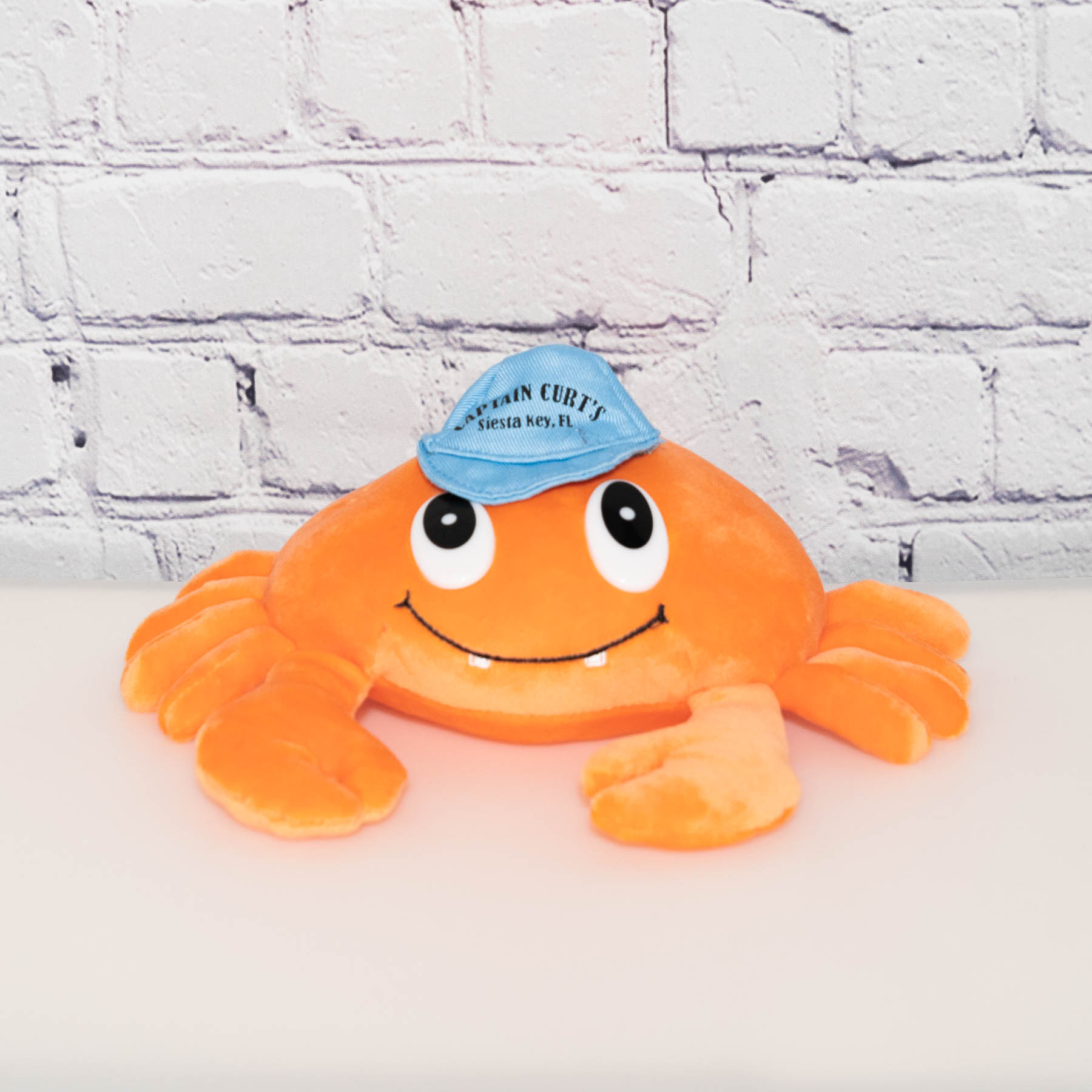 8" Plush Captain Curt's Crab - Tiki Trading Co. Online Store