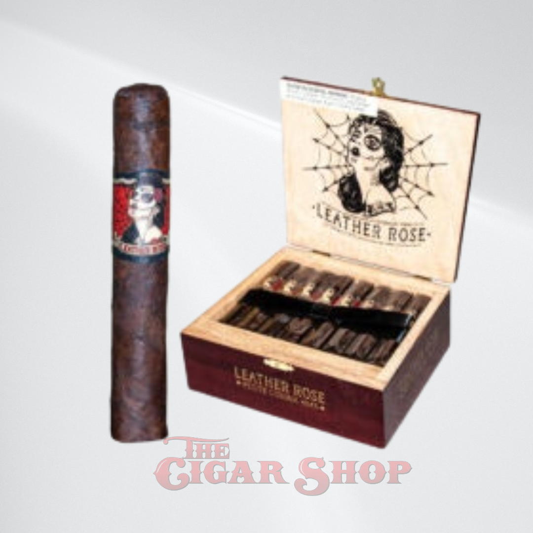 Deadwood by Drew Estate Leather Rose Petite Corona 4x43 Box of 24 - The ...