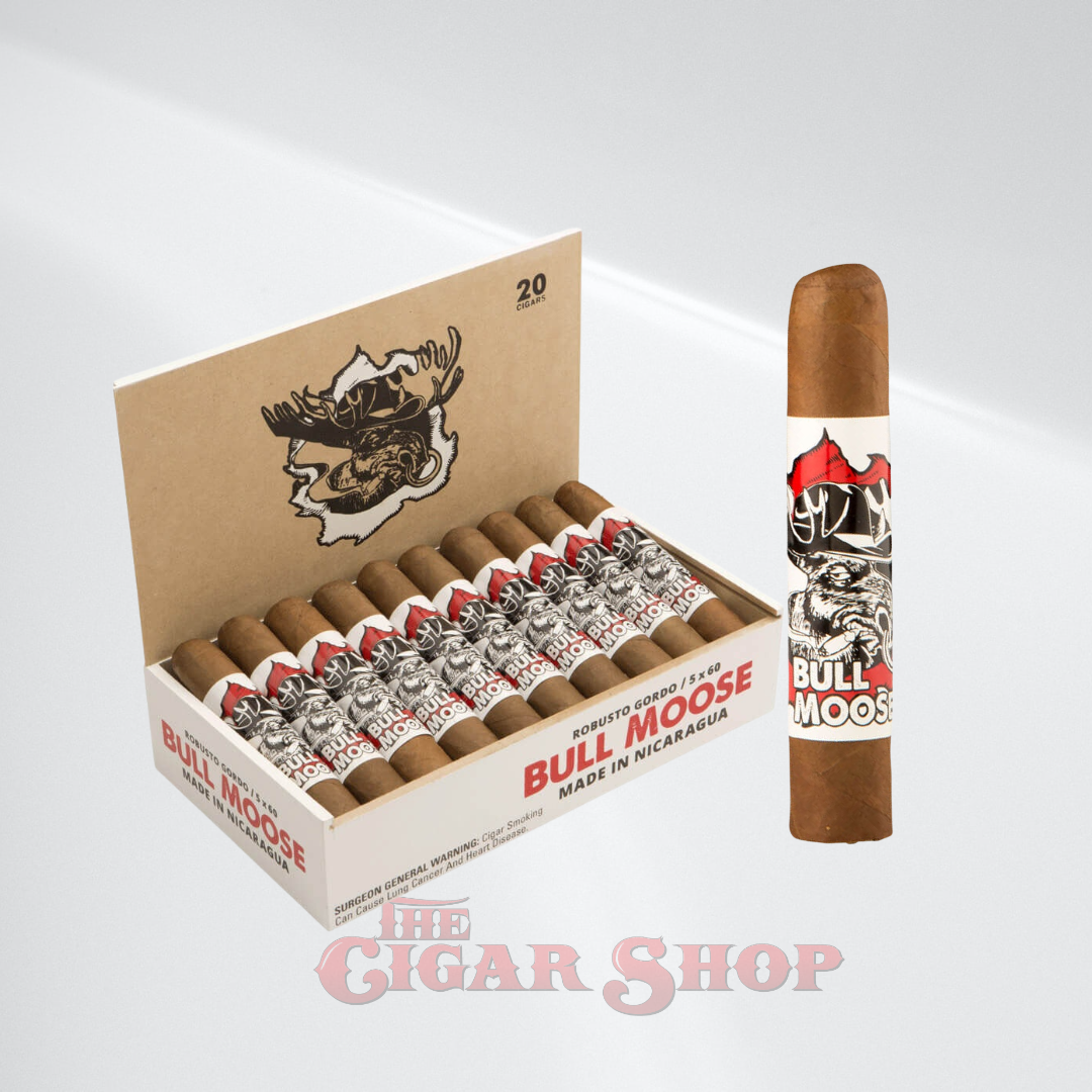 Chillin Moose Bull Moose Robusto Gordo 5x60 - The Cigar Shop