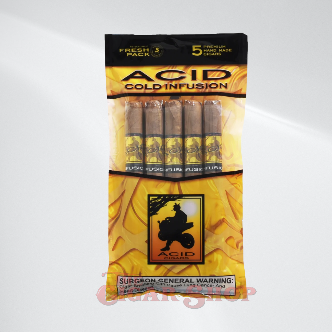 Acid by Drew Estate Cold Infusion 6.75x44 Pack of 5 - The Cigar Shop
