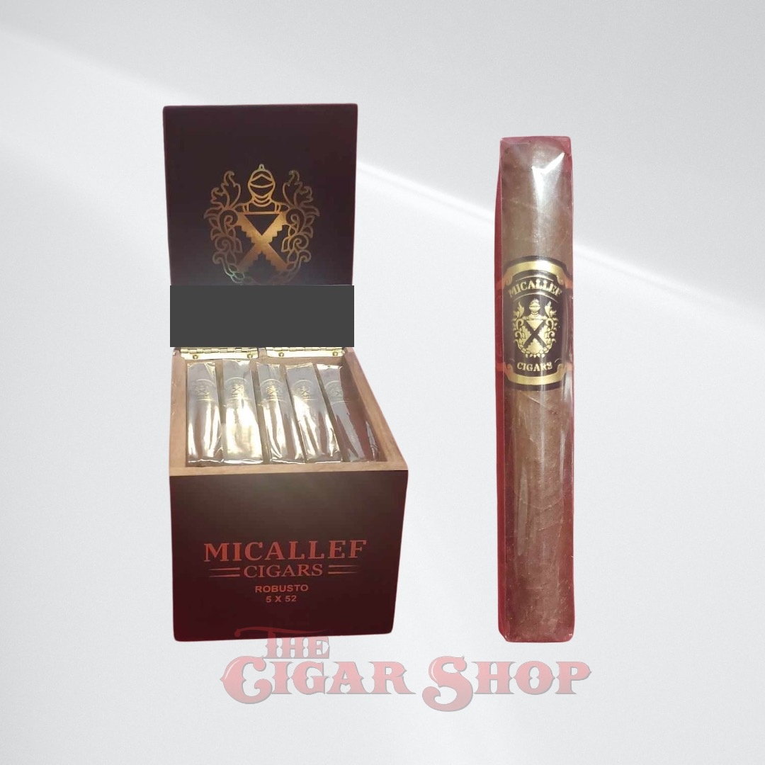 Micallef Black Robusto 5x52 Box of 25- The Cigar Shop - The Cigar Shop