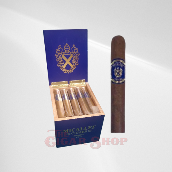 Micallef Blue Robusto 5x52 Box of 25 - The Cigar Shop