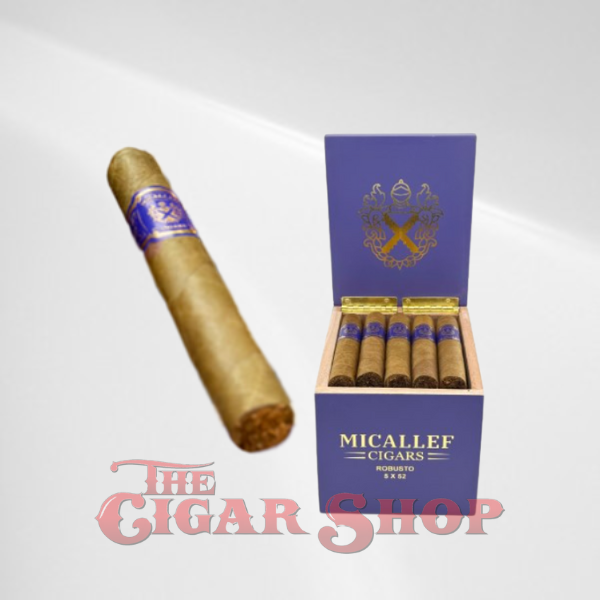 Micallef Purple Robusto 5x52 Box of 25 - The Cigar Shop