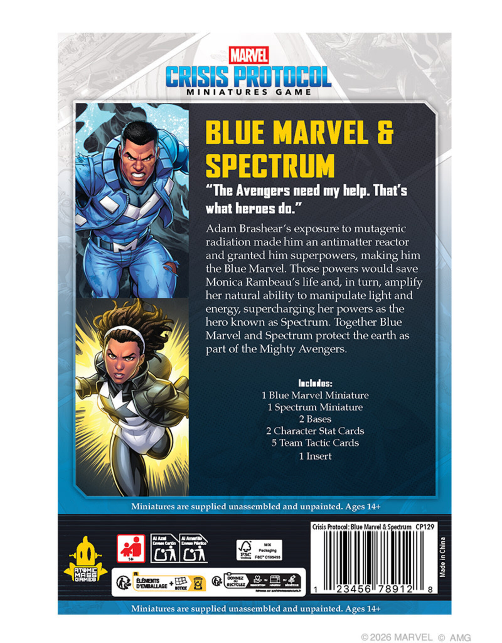 Marvel Crisis Protocol: Blue Marvel & Spectrum - Titan Games