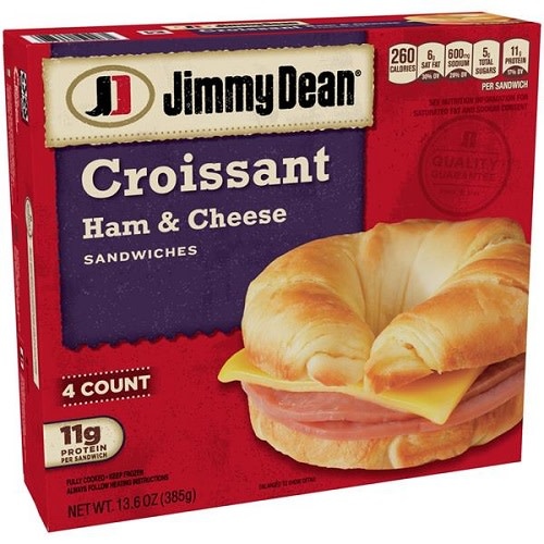 Jimmy Dean Jimmy Dean Ham Cheese Croissant, 13.6 oz, 6 ct - Span Elite