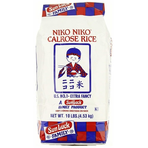 Niko Niko Niko Niko Calrose Rice, 10 lb, 4 ct - Span Elite