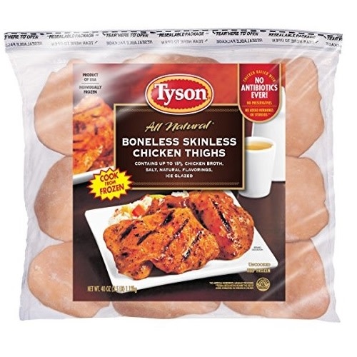 Tyson Foods Tyson Thighs IFF, 40 oz - Span Elite