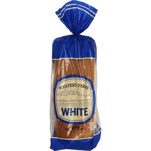 Western Farms White Bread, 20 oz - Span Elite