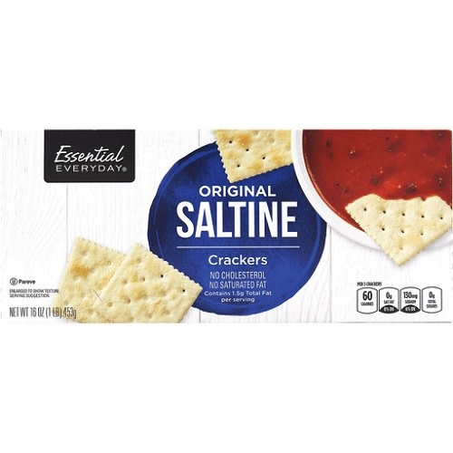 Essential Everyday EED Saltine Crackers, 16 oz, 24 ct - Span Elite