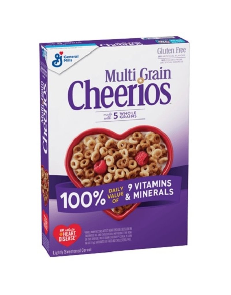 General Mills Cheerios Multigrain, 9 oz, 12 ct - Span Elite