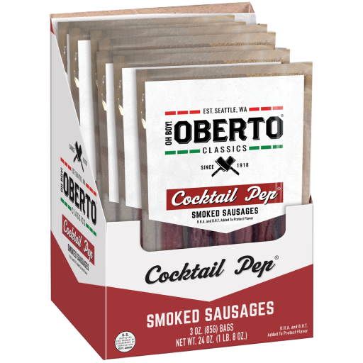 Oberto Oberto Smoked Sausage Sticks Jerky, 3 oz, 8 ct - Span Elite