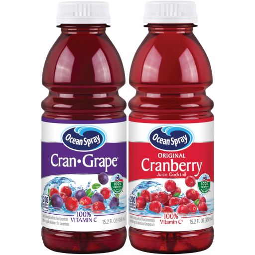 Ocean Spray Ocean Spray Cranberry Juice Variety, 15.2 oz, 15 ct - Span ...