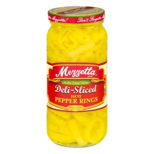 Mezzetta Mezzetta Deli Sliced Hot Pepper Rings, 16 oz - Span Elite