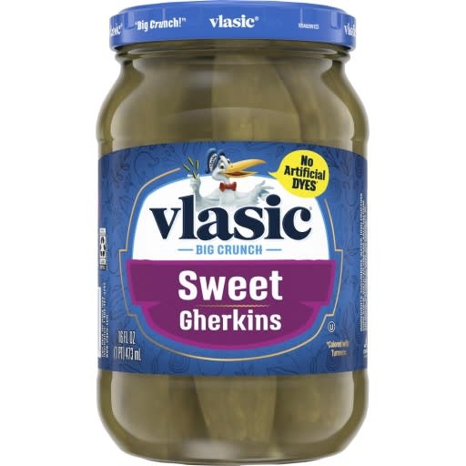 Vlasic Vlasic Pickles Sweet Gherkins, 16 oz - Span Elite