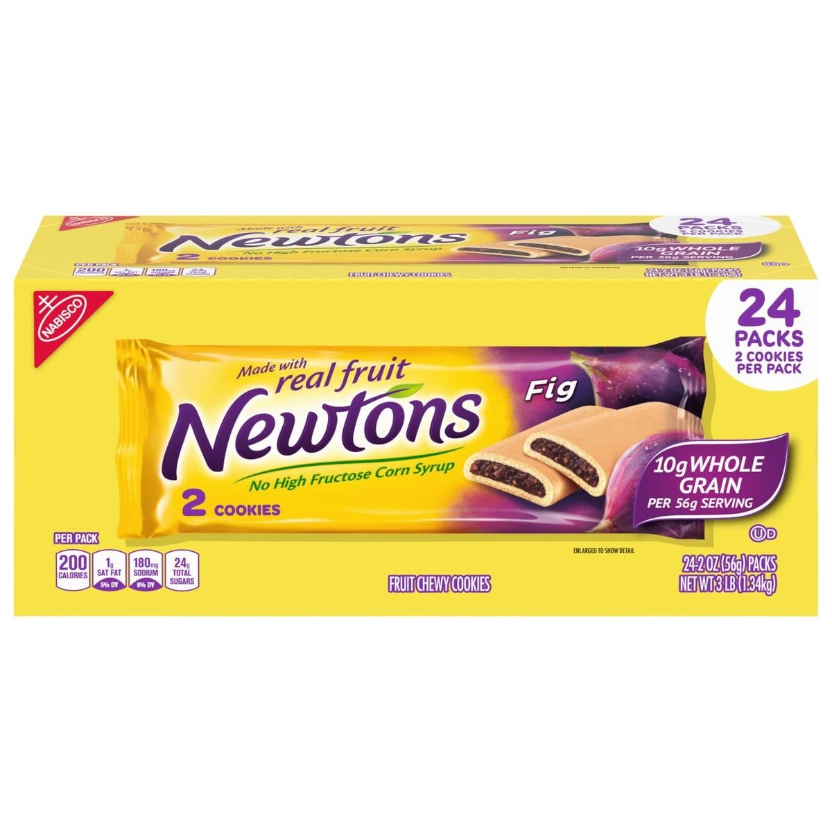 Newtons Newtons Soft & Fruit Chewy Fig Cookies, 3 oz, 24 ct - Span Elite