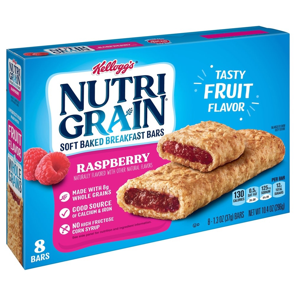 Nutri Grain Nutri Grain Breakfast Bars Soft Baked Raspberry, 10.4 oz - Span Elite