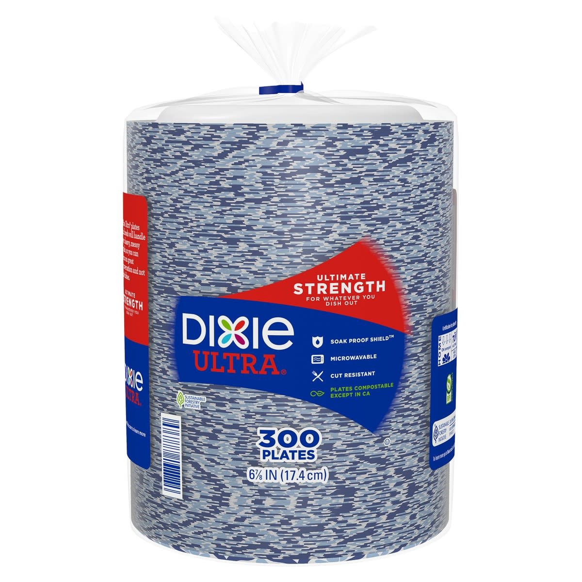 Dixie Dixie Ultra Paper Plate 6-7/8", 300 ct - Span Elite