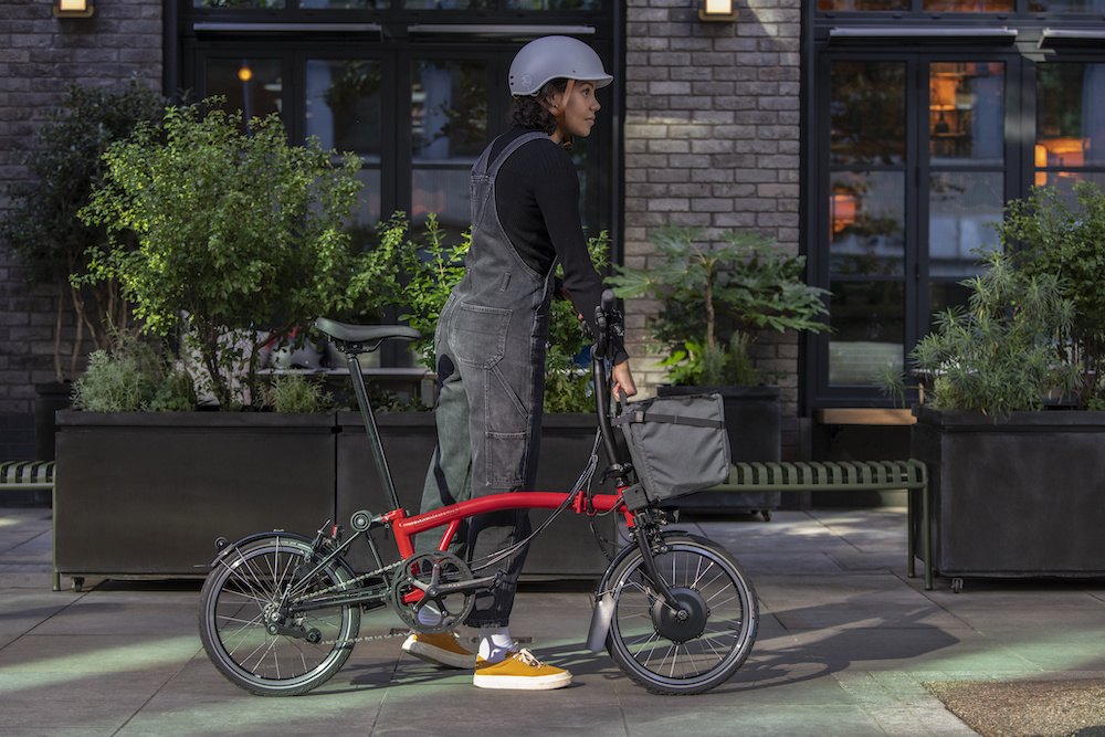 Brompton Electric Bike Basket Bag - Clever Cycles Ebike & Bicycle Store