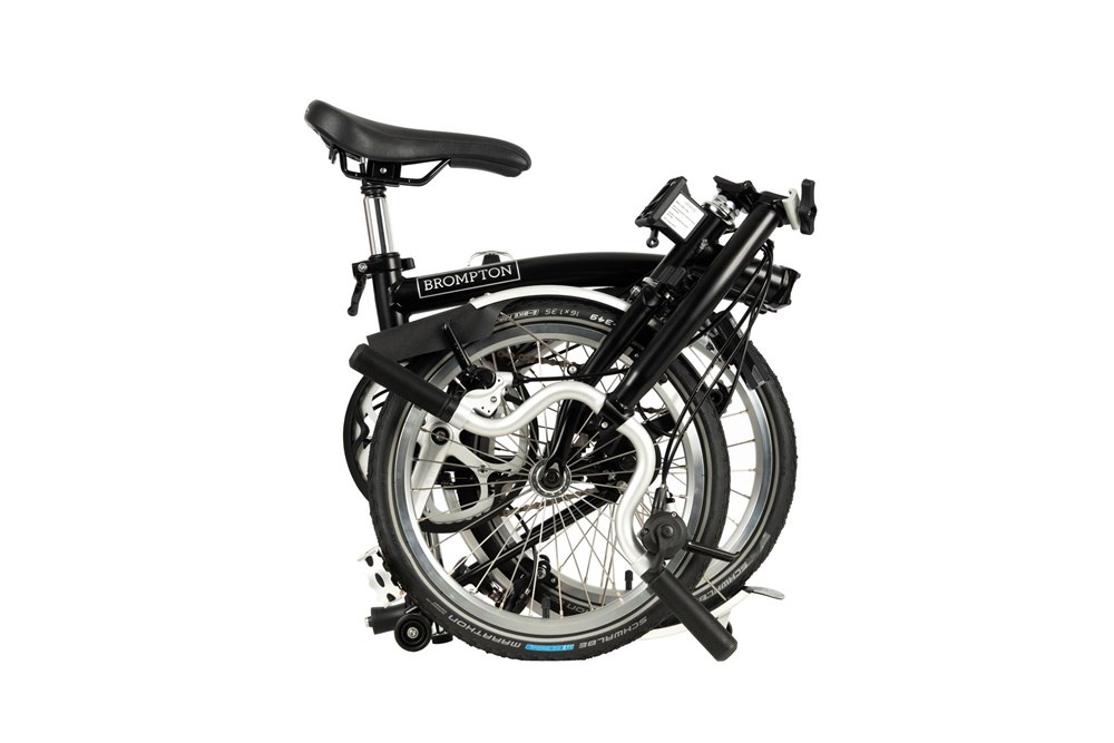 Brompton C Line Urban Folding Bike - Clever Cycles Portland Ebike ...