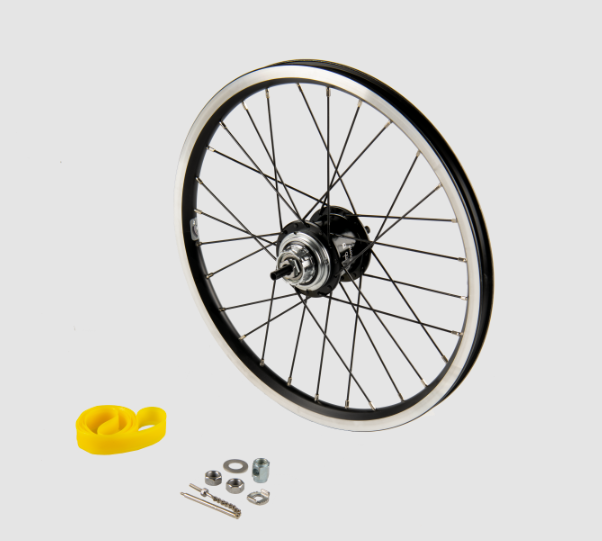 Brompton Rear wheel 3 speed BWR includes fittings for 6 speed Black ...