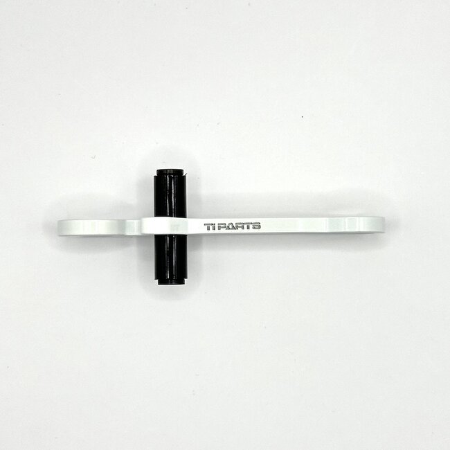 TPW Brompton Rear Frame Clip - White Cerakote Edition - Clever Cycles ...