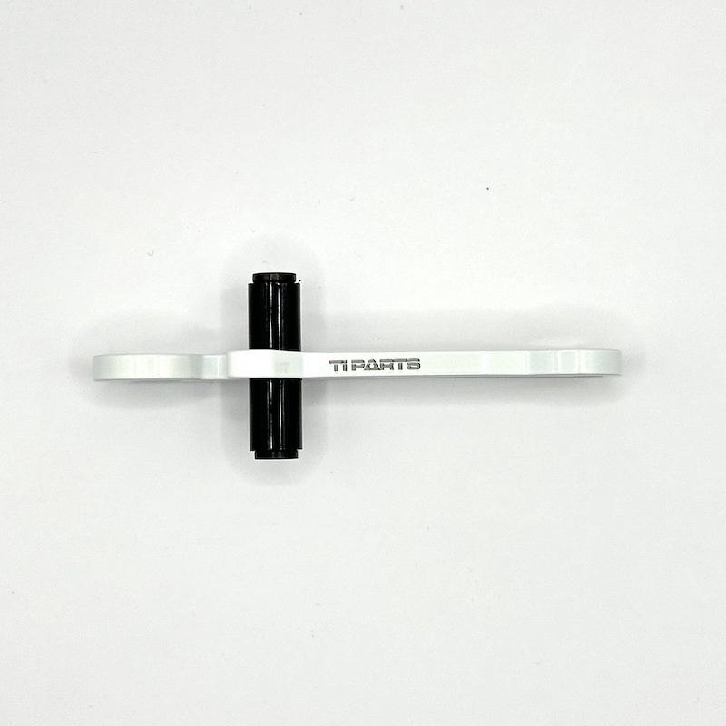 TPW Brompton Rear Frame Clip - White Cerakote Edition - Clever Cycles ...